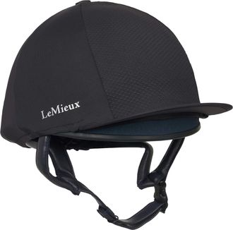 LeMieux Pro Mesh Hut Silk - Mesh-Eins&auml;tze f&uuml;r Atmungsaktivit&auml;t - Vier-Wege-Stretch, passend f&uuml;r die meisten Reithelme - Schwarz