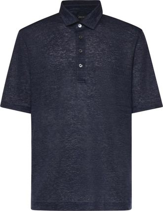Ermenegildo Zegna Homme, Tops, Bleu, Taille: 6XL Oasi Polo