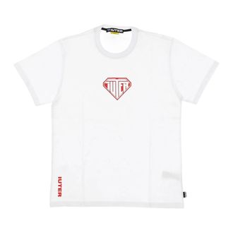Iuter Iuter - Logo Tee - Homme - Tops - Blanc - Taille: XL