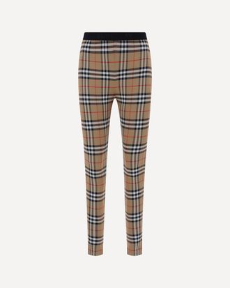Burberry Archive Check Leggings Female XS