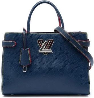 Louis Vuitton Pre-owned Cuir sacs-louis-vuitton - Femme - Pre-owned - Bleu - Taille: ONE Size