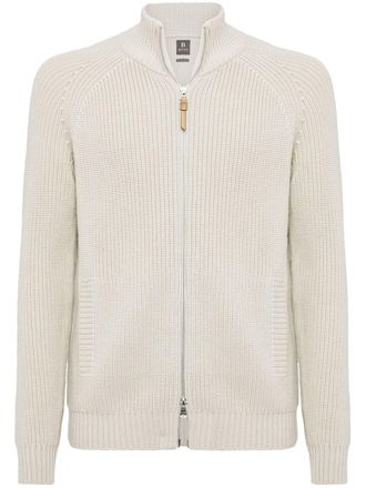 Boggi Milano cardigan en laine - Tons neutres