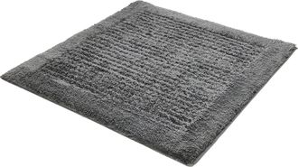 Kleine Wolke Badteppich NET in Schiefer mit 60x60 cm