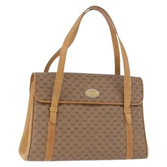Gucci Pre-owned Vintage Canvas Hand Bag - - Pre-owned - Damen - Beige - ONE SIZE