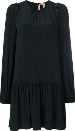 N&deg;21 Femme, Robes, Noir, Taille: 44 FR Abito Tessuto