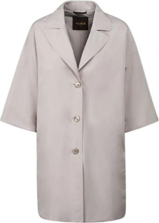 Moorer Femme, Manteaux, Beige, Taille: 36 FR Lucilia Trench Coat
