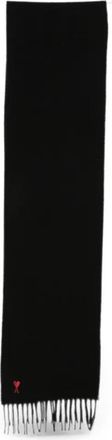 Ami Scarf Wool Black Quota Ami De Coeur