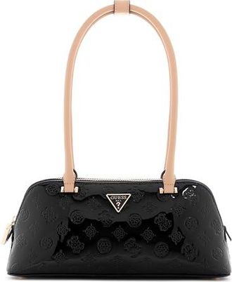 Guess Borsa Guess Arnela Shoulder Satchel black logo BS25GU164 TV949608 Piccola