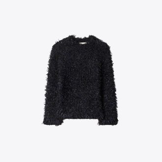Tory Burch Tinsel Pullover mit Stehkragen