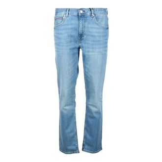 Tommy Hilfiger Straight Fit Jeans mit Rei&szlig;verschluss - - Jeans - Herren - Blau - W30