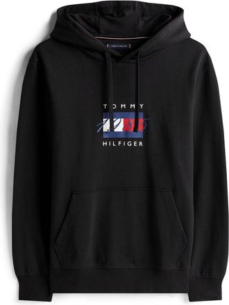 Tommy Hilfiger Softer Hoodie aus Baumwolle mit Logo-Flag auf der Brust in