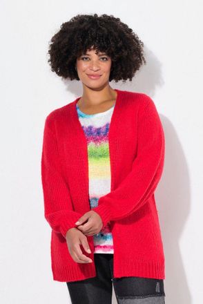 Angel Of Style Strickjacke Strickjacke Straight Fit Ballon&auml;rmel