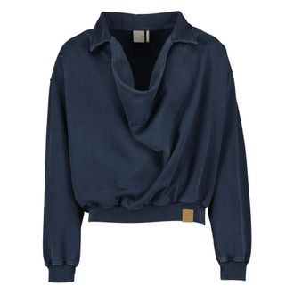 Dior Homme, Sweatshirts et sweats &agrave; capuche, Bleu, Taille: M Cowl-neck SweaT-shirt