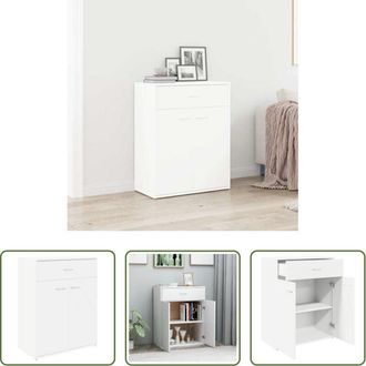 vidaXL vidaXL Schublade - Sideboard Wei&szlig; 60x30x75 cm Holzwerkstoff