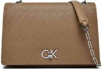 Calvin Klein Handtasche Ck Medium Conv Shoulder Bag_Mono K60K613138 Braun
