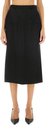 Dolce & Gabbana Virgin Wool Skirt - Black