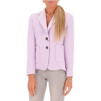 Marella Harley Jacke mit Kn&ouml;pfen - - Jackets - Damen - Lila - XS