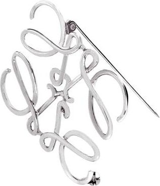 Loewe Broche Anagram m&eacute;tallis&eacute;e