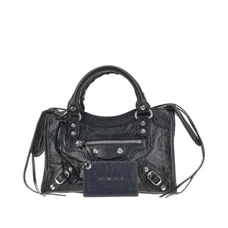 Balenciaga Arena leather Le City mini bag Woman One Size