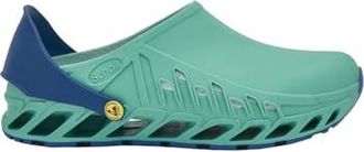 Scholl Evoflex - Sabots Sanitaires Professionnels pour Homme ou Femme, Ultra Légers et Confortables, avec Sangle Réglable, Semelle Antidérapante, Semelle Int