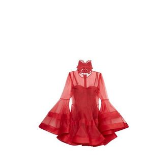 Zimmermann Robe courte Rebellion Lanterne en soie