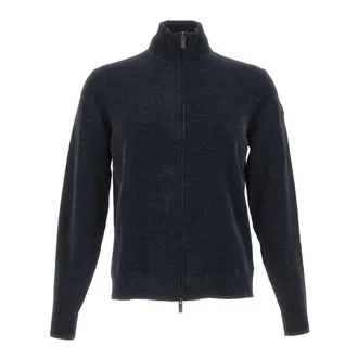 Roberto Ricci Design Rrd, Homme, Pulls, Bleu, Taille: L Velours Full Zip