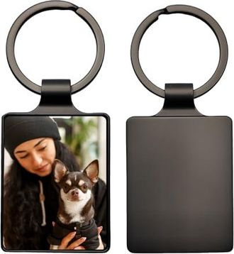 Generic Porte-cl&eacute;s personnalis&eacute; avec photo multi-photos, cadeau personnalis&eacute; pour femme, homme, grand-p&egrave;re, tante, maman, soeur, meilleure amie, fille, Porte-