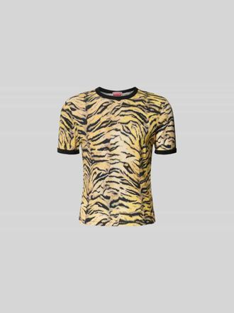 Kenzo T-Shirt mit Allover-Animal-Print