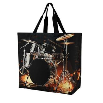 Generic Instruments De Musique Sac A Main Femmes D&eacute;contract&eacute; Sacs R&eacute;utilisable Sac Fourre-Tout Pour Gym Plage Universit&eacute;