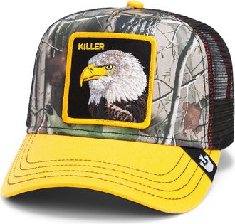 Goorin Brothers Trucker Cap Eagle Eyed Camo Camouflage, Size:OneSize