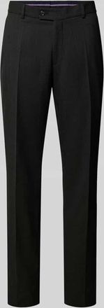 CG - Club of Gents Anzughose aus Schurwolle mit Bügelfalten