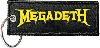 Megadeth Porte-cl&eacute;s en plastique avec logo, multicolore, taille unique, Multicolore, taille unique