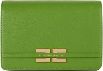 Elisabetta Franchi Femme, Sacs, Vert, Taille: ONE Size Sac bandouli&egrave;re