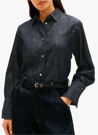 Tommy Hilfiger Chemise en denim de coton m&eacute;lang&eacute;