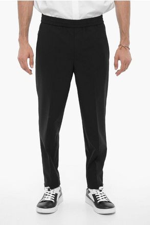 Neil Barrett Slim Fit Casual Pants with Ankle Zip size 52