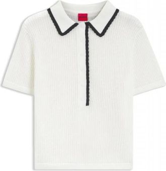 HUGO BOSS Femme, Tops, Beige, Taille: 38 FR Polo