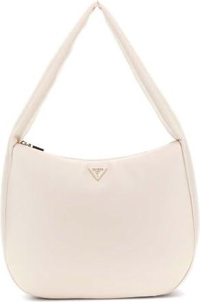 Guess sac à épaule Sunetra Large Hobo Bag Bone écru