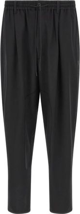 Yohji Yamamoto Homme, Pantalons, Noir, Taille: XL Ref Oversized Pantalons