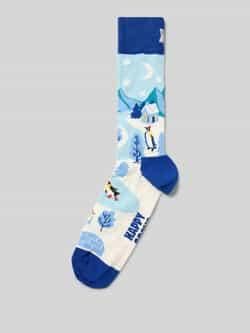 Happy Socks Socken aus elastischem Baumwoll-Mix Modell Penguin Village