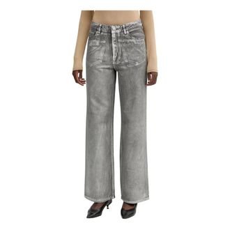 Fracomina Wide Leg Jeans - - Jeans - Damen - Grau - W25