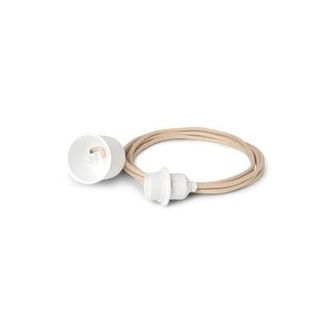 Ferm Living Système electrique pour suspension Lampes rotin - Beige - Plastique - Designer Trine Andersen