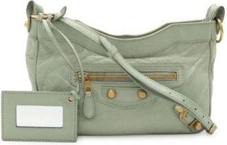 Balenciaga Pre-owned Vintage Shoulder Clutch - Femme - Pre-owned - Vert - Taille: ONE Size