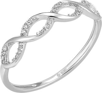 Edenly Ring Frische - Ariane - Weißgold, 18 Karat, mit Diamanten