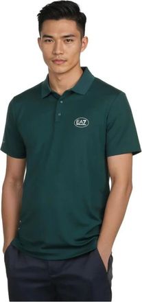 Emporio Armani Emporio Armani Ea7, Homme, Tops, Vert, Taille: XL Polo Chemises