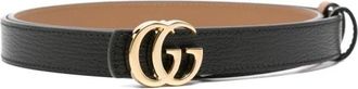 Gucci Reversible GG Marmont Slim Belt - - Accessories - Damen - Schwarzk - 90 CM