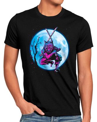 style3 Inosuke Moonshine Herren T-Shirt Demon Anime Japan Manga, Gr&ouml;&szlig;e:5XL