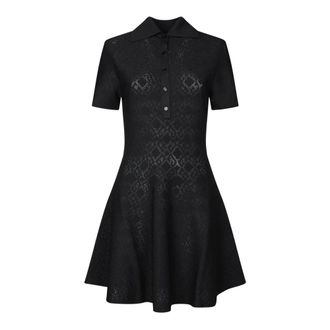 Givenchy Polo-Kleid in Monogramm 72 Jacquard - - Dresses - Damen - Schwarzk - M