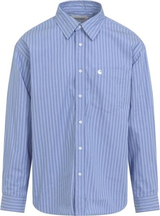 Carhartt Work in Progress Homme, Chemises, Bleu, Taille: 2XL Keene Shirt