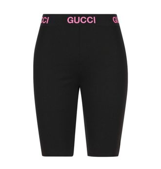 Gucci Black Technical Jersey Cycling Shorts Size L