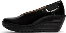 FLY London Femme YOZA438FLY Uniform Dress Shoe, Noir, 37 EU